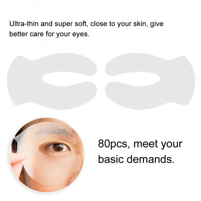 Buy 80pcs Disposable Ultra-thin Eye Mask Paper DIY Eye Care Tool at ...