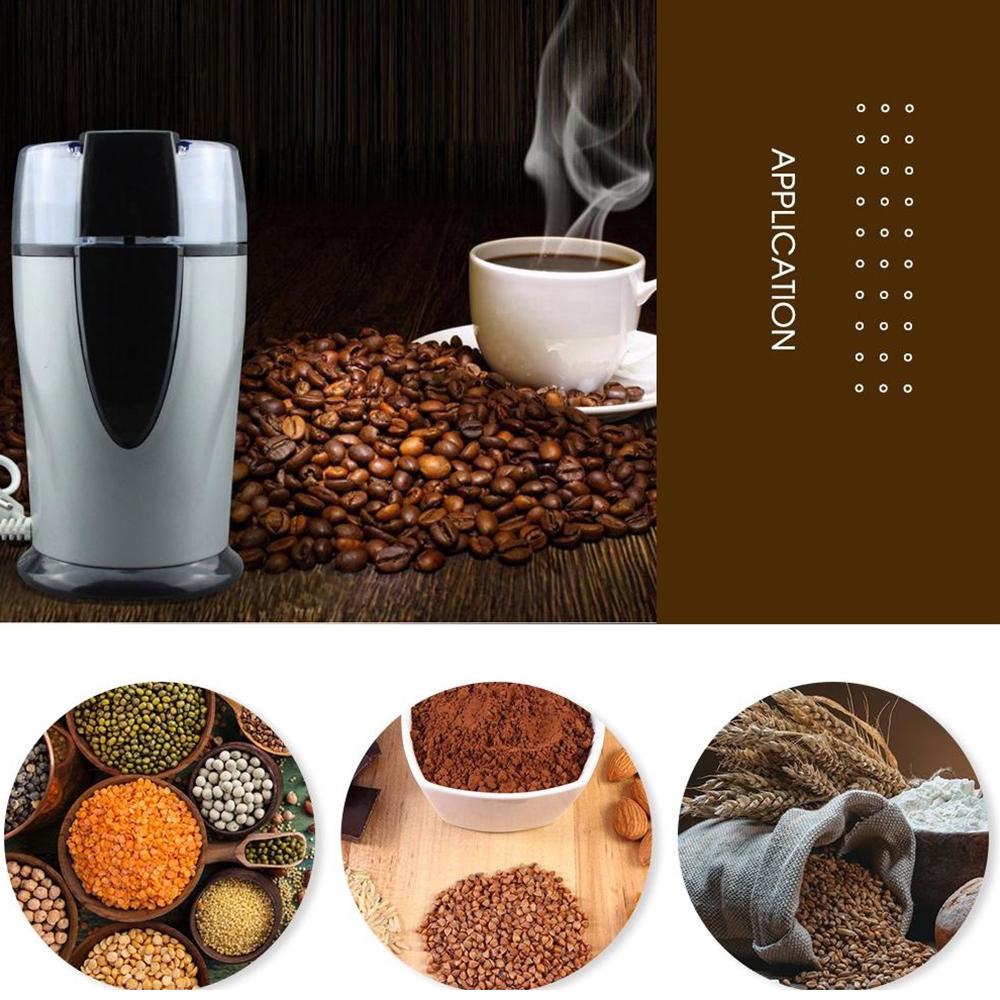 Buy Electric Coffee Beans Grinder Manual Beans Spices Nuts Grinding ...
