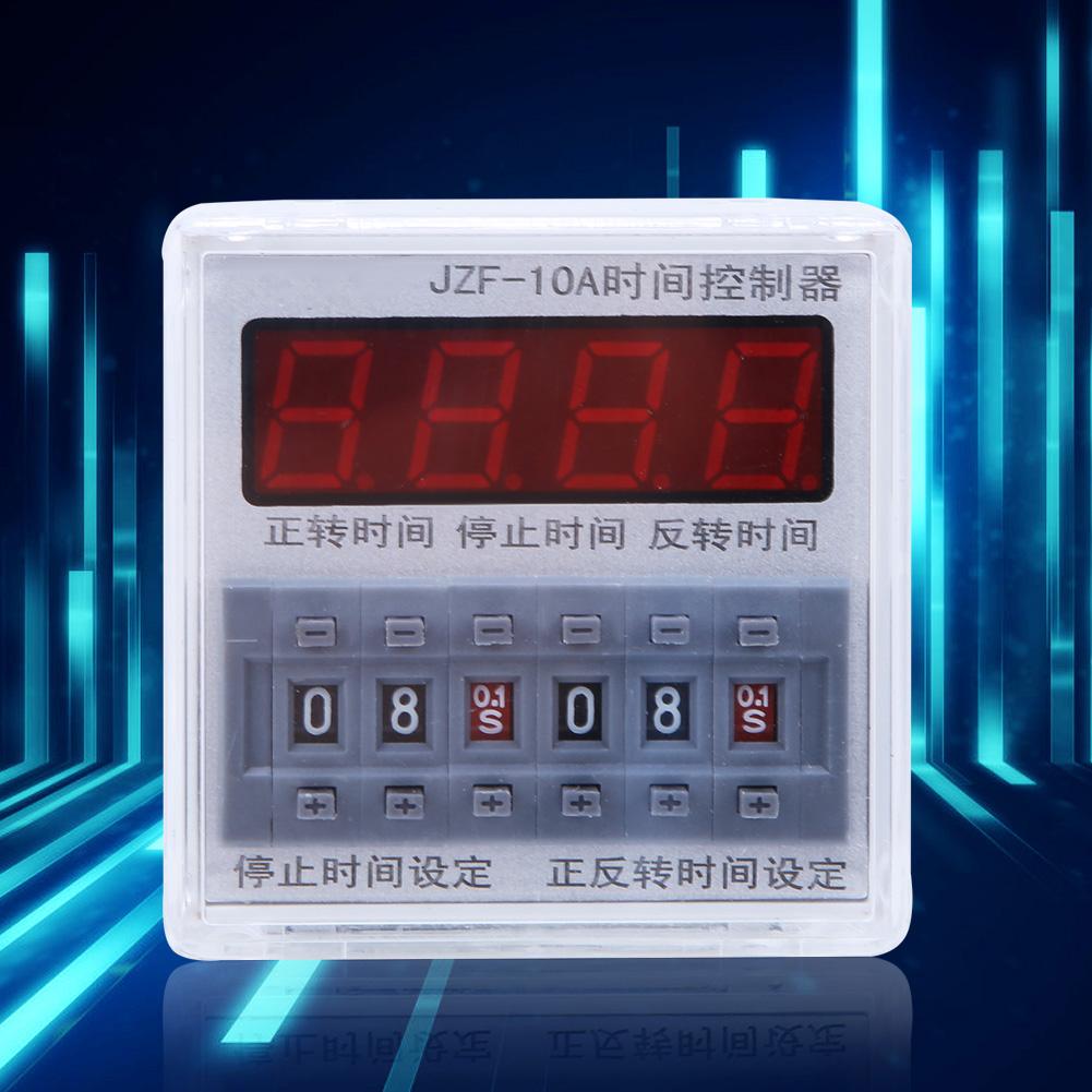 Buy BERM JZF-10A LCD Time Relay Motor CW/CCW Controller Timing Switch 0.1S-99H 12V AC/DC at ...