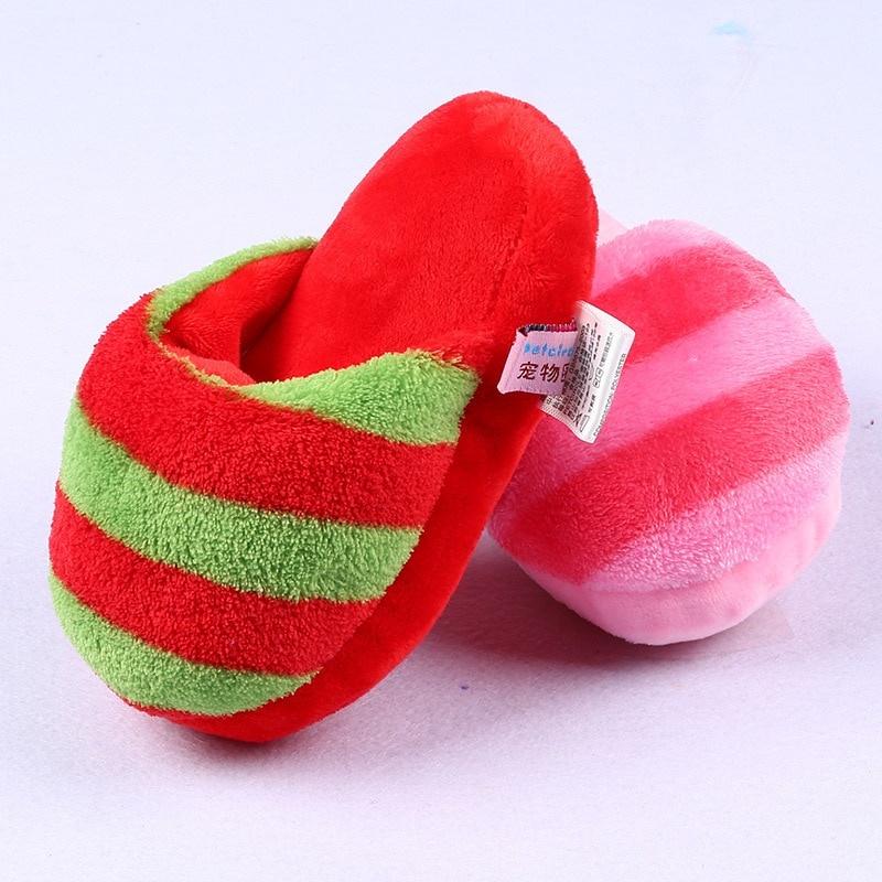 Buy 6 Colors Puppy Pet Dog Chew Toy Stuffed Chewing Plush Interactive ...