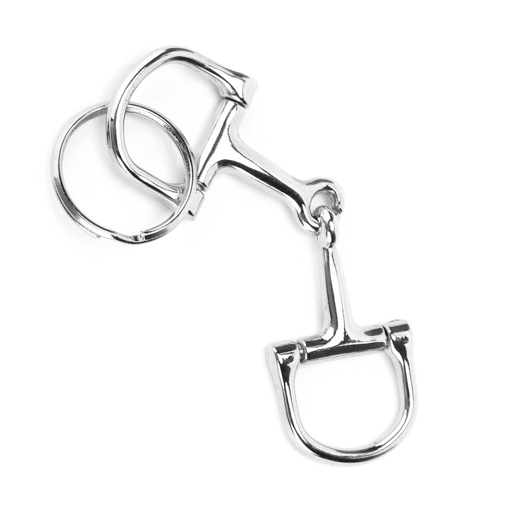 Cheap D?Shaped Snaffle Keychain Durable Silver D?Ring Zine?Alloy Horse ...