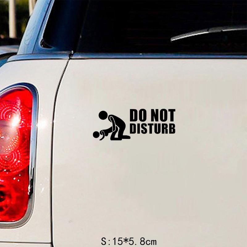 Buy Metvi Car Stickers Funny Do Not Disturb Vinyl Sticker Auto Decor ...