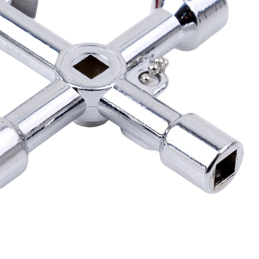 Buy Silver Cross Switch Key Wrench Multi-function Key with Accessories ...