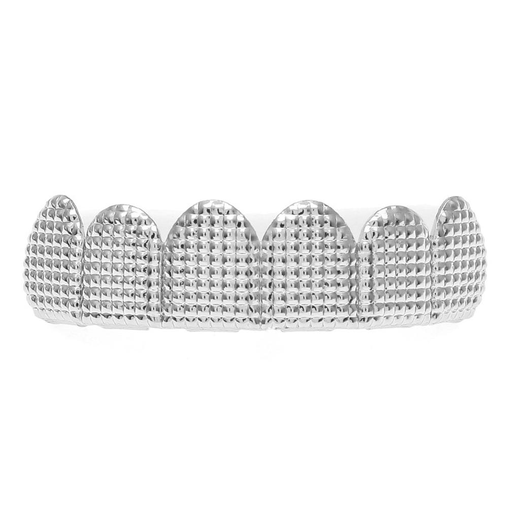 Buy Silver Plated Teeth Grills, Hip Hop Style Rapper Dress Fashion ...
