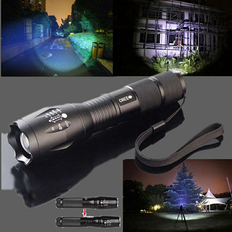 Buy Ultrafire E17 CREE XM-L T6 LED Zoom Flashlight Waterproof Torch ...