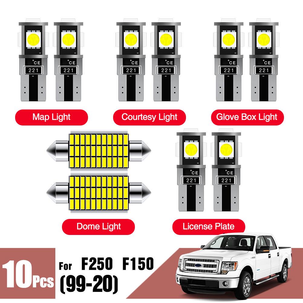 Buy Car Interior Lights LED Dome Light Upgrade Pack Fit For Ford F350 ...