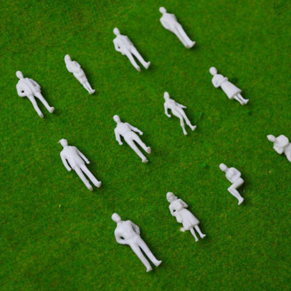 Buy 1:50 Scale Model Miniature White Figures Architecture Table Peoples ...