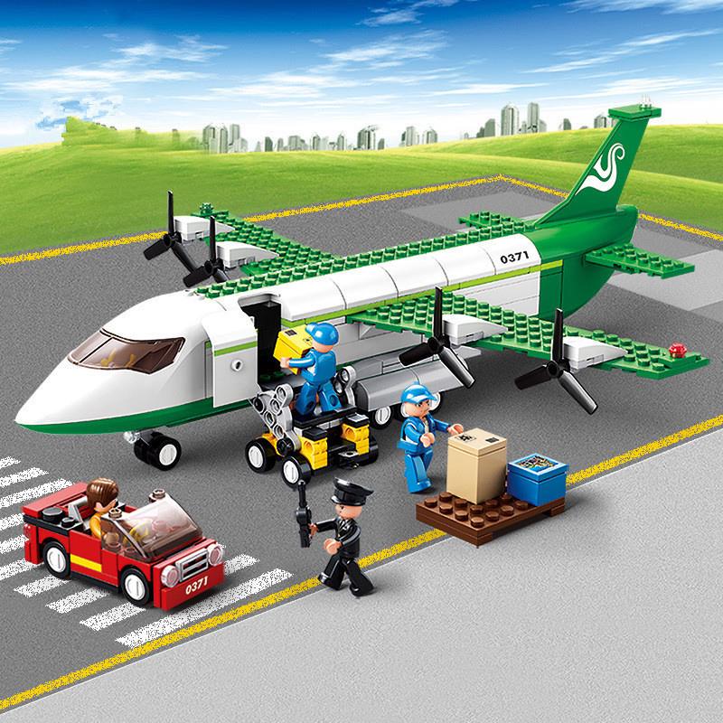 Buy City Airplane Blocks Air Bus Airplane Building Blocks Sets Model ...
