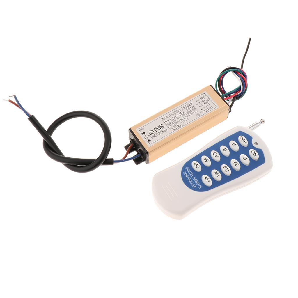 AC 24V 36W IR RGB Constant Current Power Supply LED Driver Remote ...