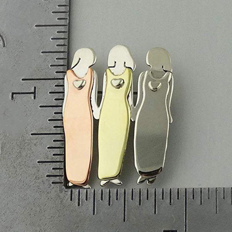 Buy 2/3/4/5/6 Charm Women Pins Best Friends Sister Brooches Cute Pin ...