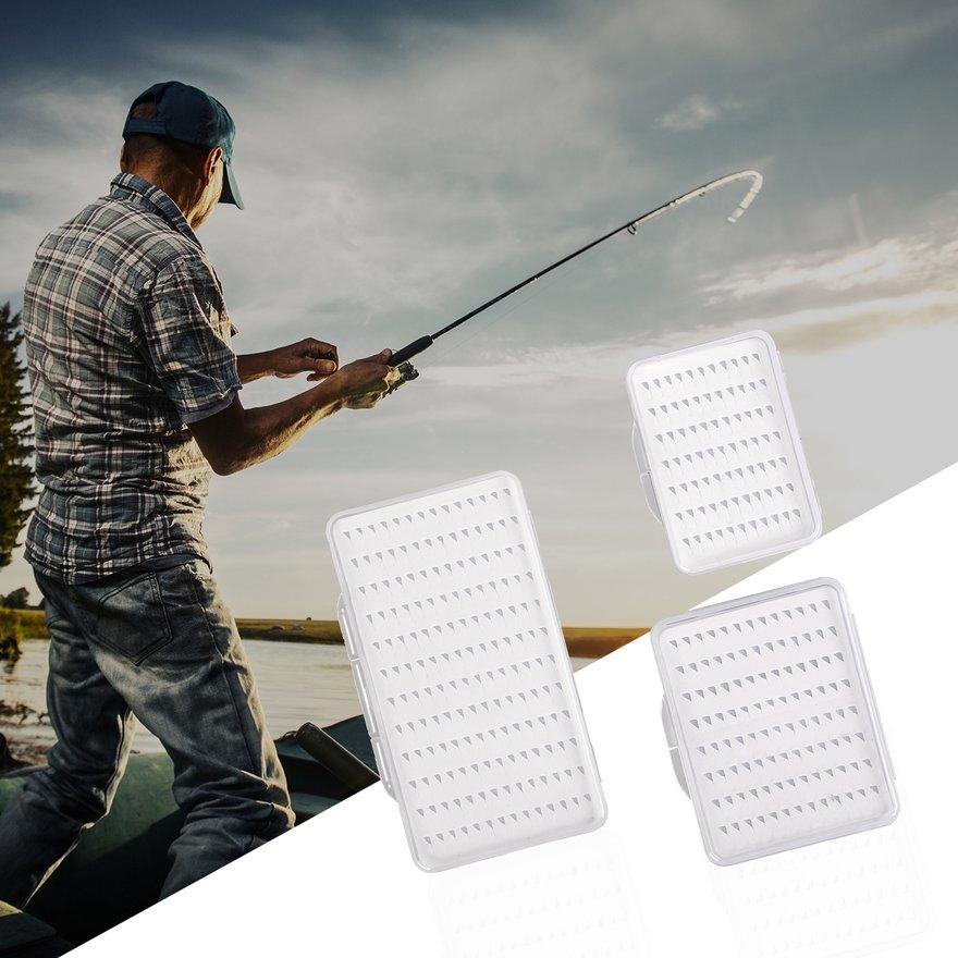 GGHH 28055 Transparent Ultra-thin Fly Hook Box Fly Fishing Hook Box ...
