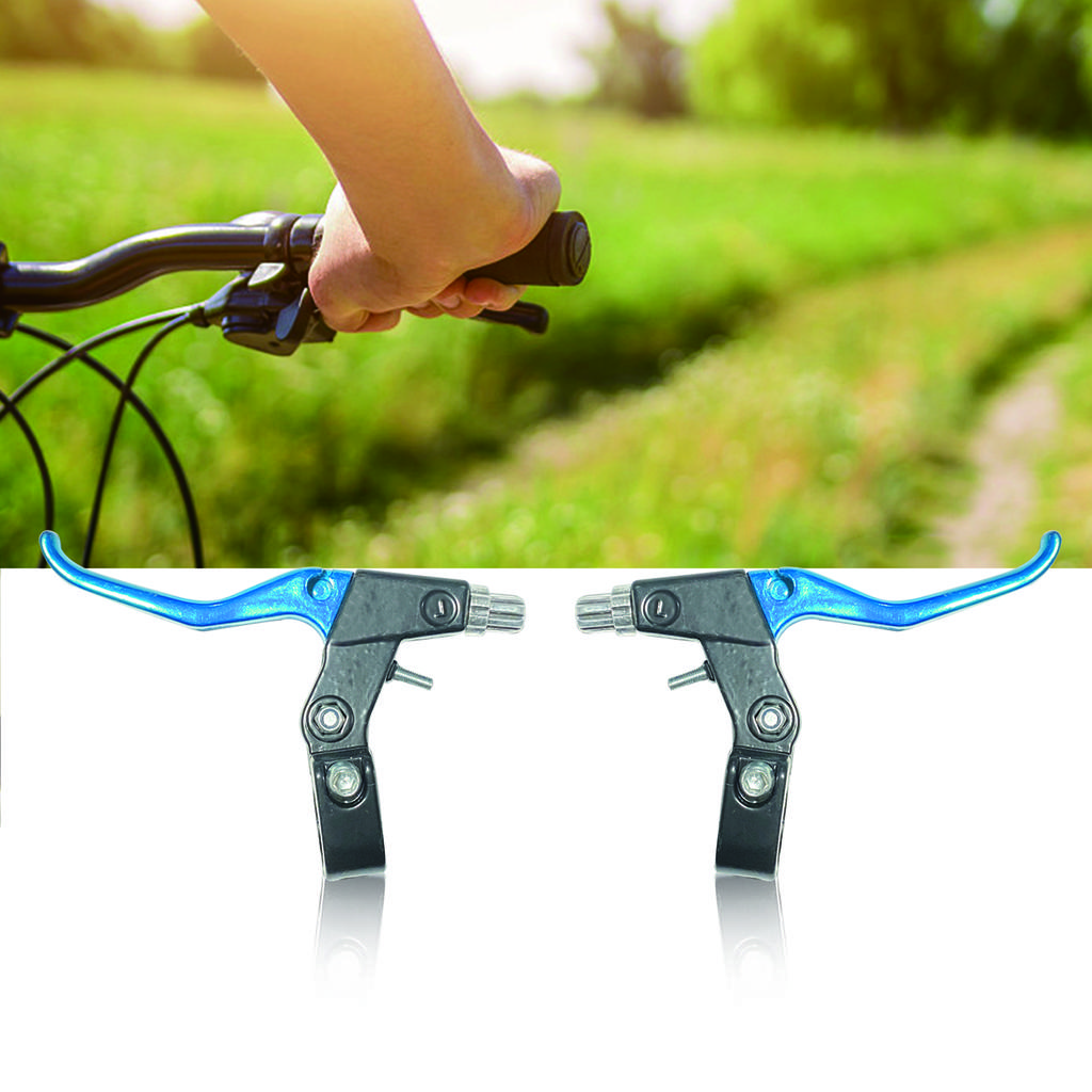 Buy 2pcs Bicycle Brake Lever Aluminium Alloy Road Bike V Brake Levers ...
