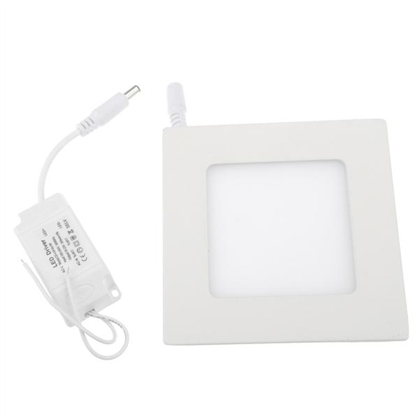 Buy 6W AC 85V-265V Square Shaped LED Panel Light Downlight LED Recessed ...