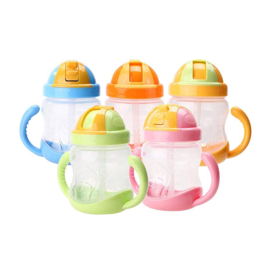 Buy 280Ml Baby Kids Plastic Children Training Cups Cute Baby Drinking ...