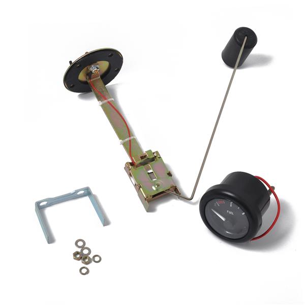 Buy 2 Inch Fuel Level Gauge LED E-1/2-F Pointer Fuel Level Meter with ...