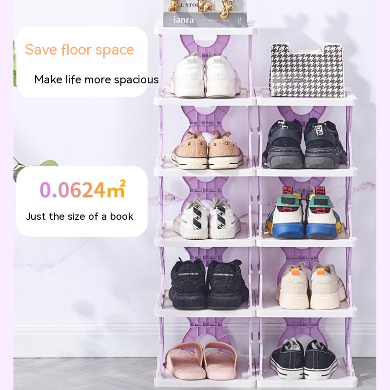 Buy Fashionable Folding Shoe Rack Home Multi-layer Shoe Rack Door Porch ...