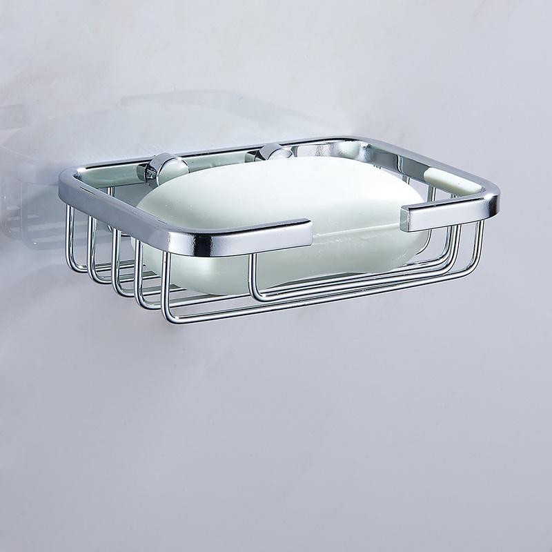 Buy 1pcs Stainless Steel Soap Dish Wall Mounted Soaps Holder Storage ...