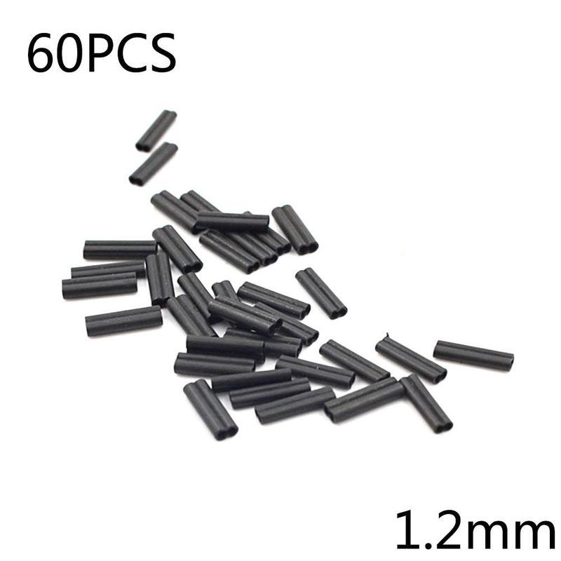 Buy 60 Pieces Carp Fishing Crimps For Stiff Coated Braiding Mono Leader ...