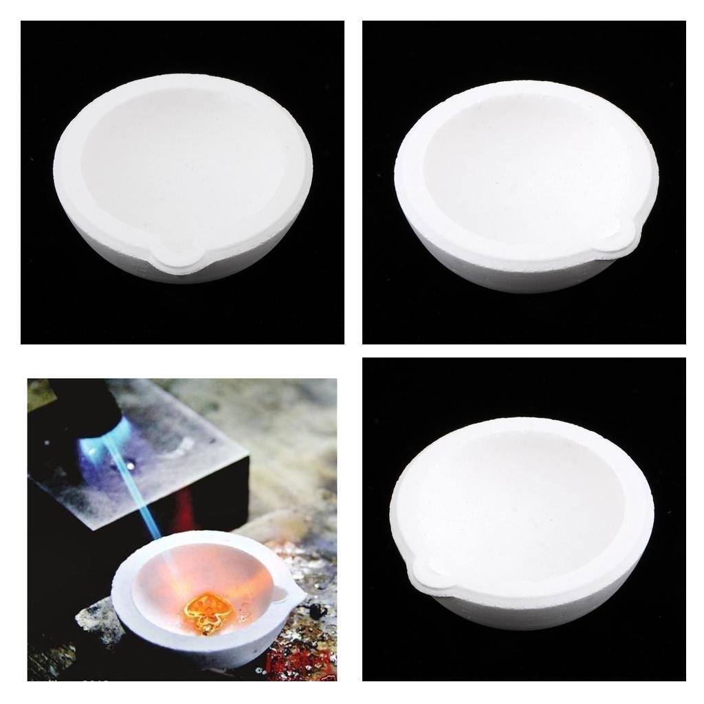 Buy 250/500/750G Quartz Silica Melting Crucible for & Silver Platinum 7 ...