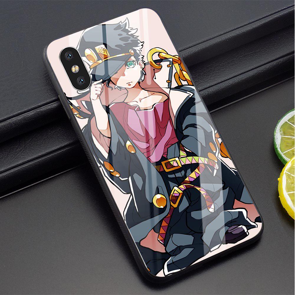Buy JoJo Bizarre Adventure Phone Case for iPhone 7 Plus Cover XR 11 Pro ...