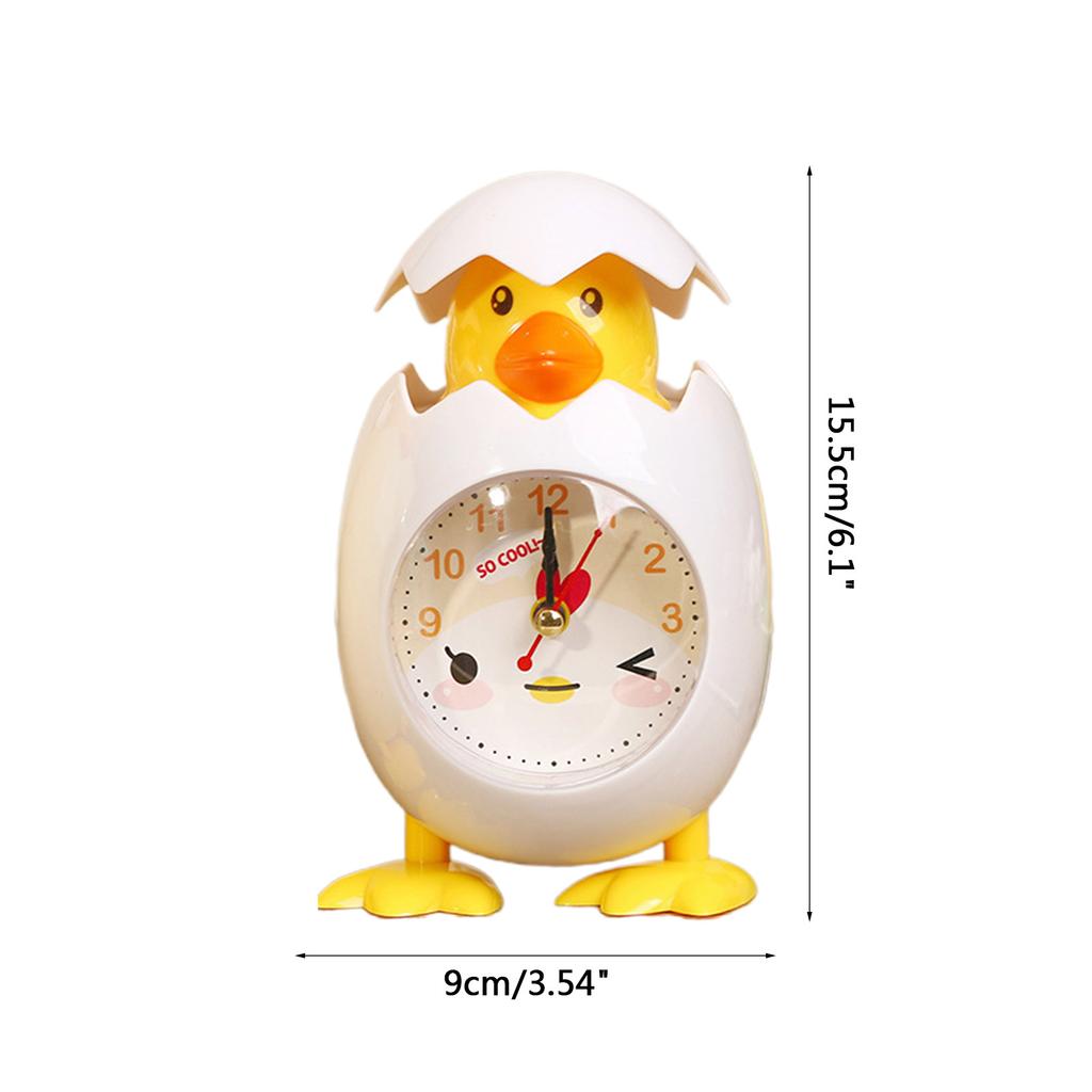 Buy Cartoon Cute Alarm Clock Chicken Duck Egg Shell Shape Quartz ...