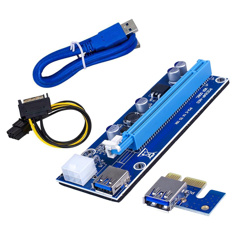 Ver006C USB 3.0 PCIe Riser PCI-e PCI Express 1X to 16X Adapter for ...