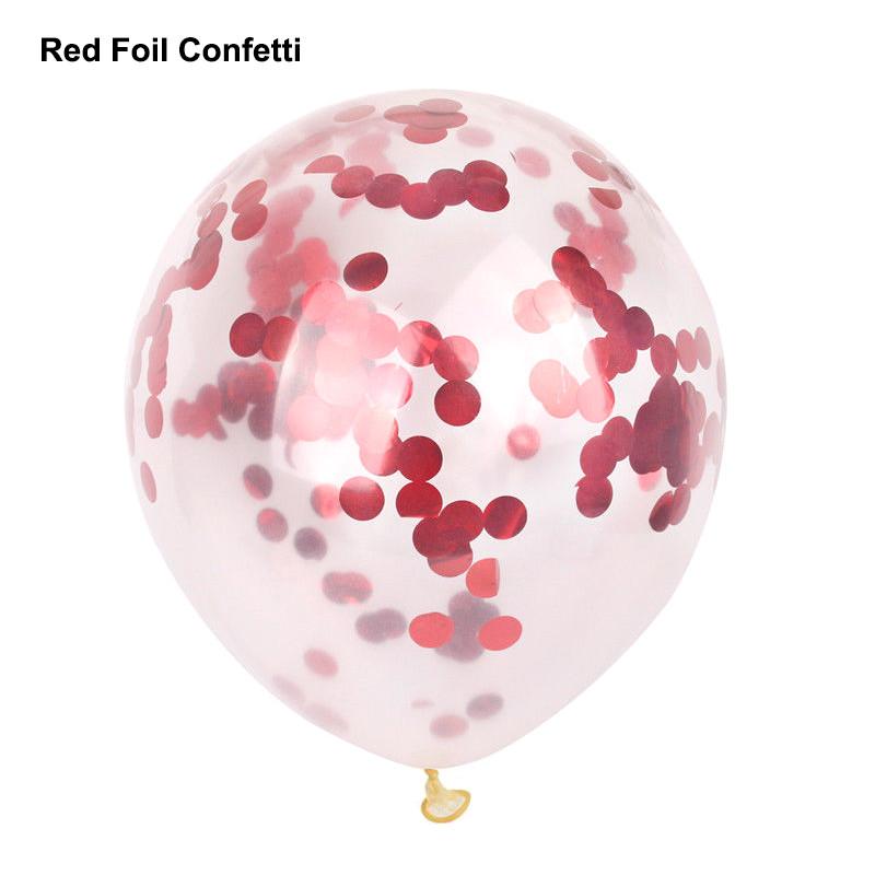 Cheap 12 Inches Gold Foil Confetti Latex Balloons Helium Wedding ...