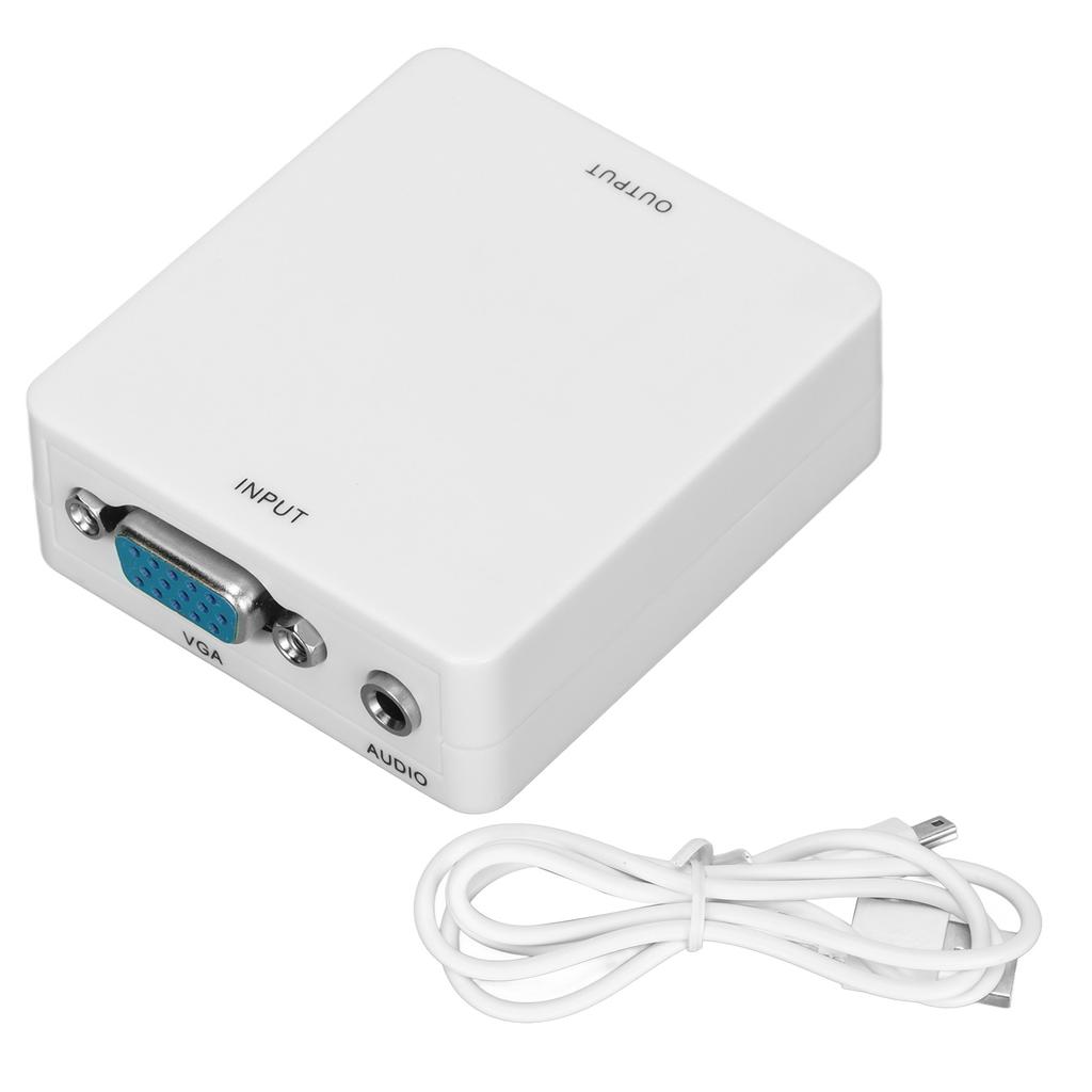 Buy VGA To HD Multimedia Interface Converter 1080P Full HD Mini Audio ...