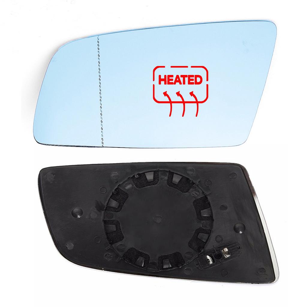 Buy Left & Right Side Blue Heated Electric Wide Angle Wing Mirror Glass ...
