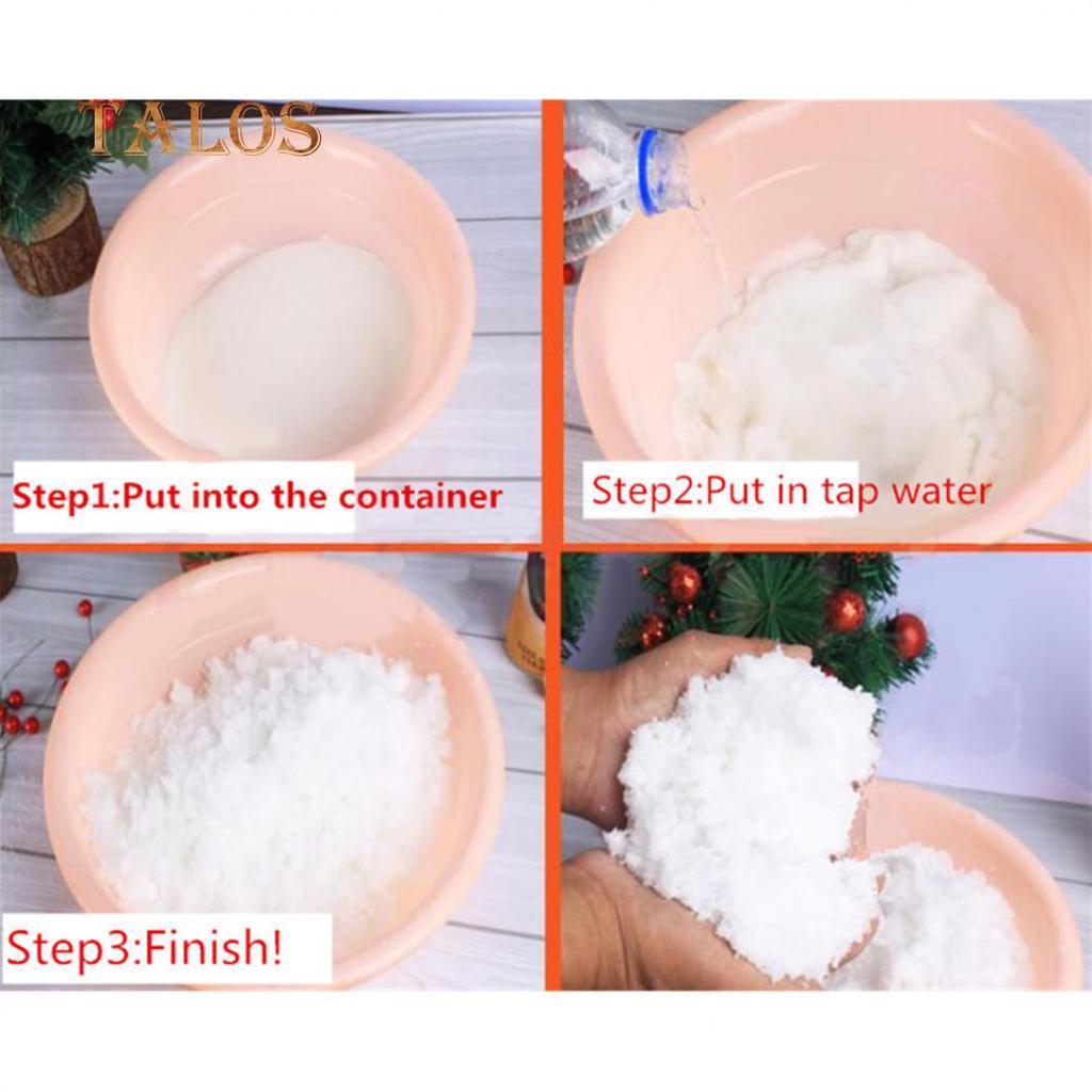 Cheap Reusable Instant Magic Snow Powder Artificial Christmas Wedding ...