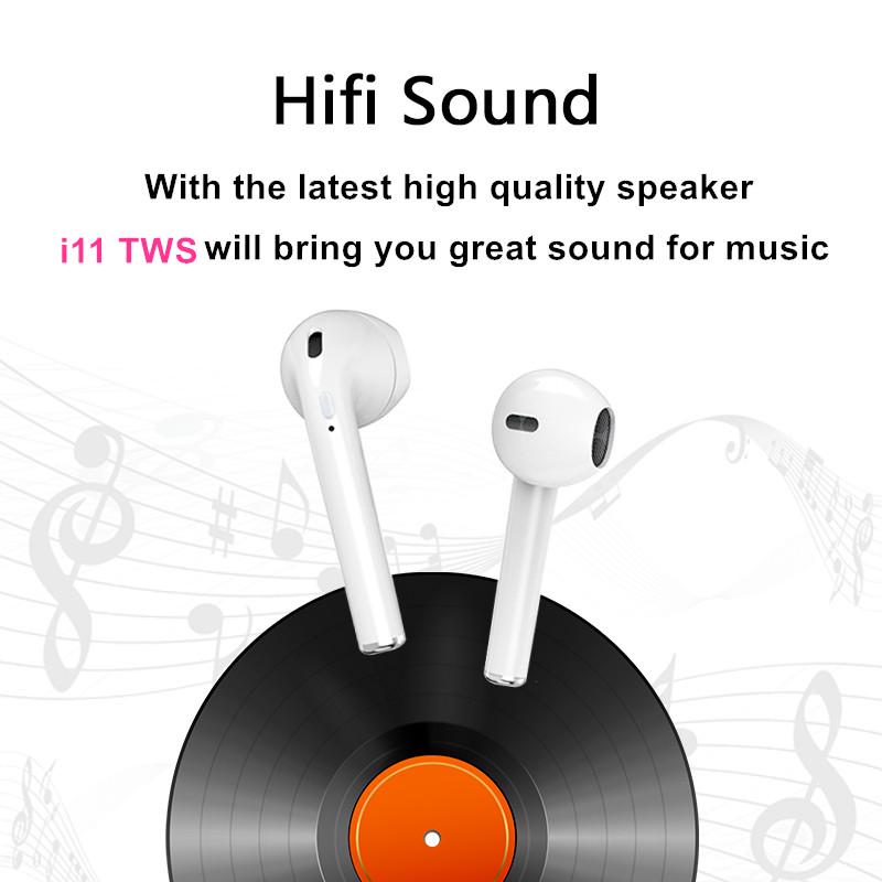 Buy I11 TWS Bluetooth 5.0 Earphone Waterproof Wireless Mini Headset ...