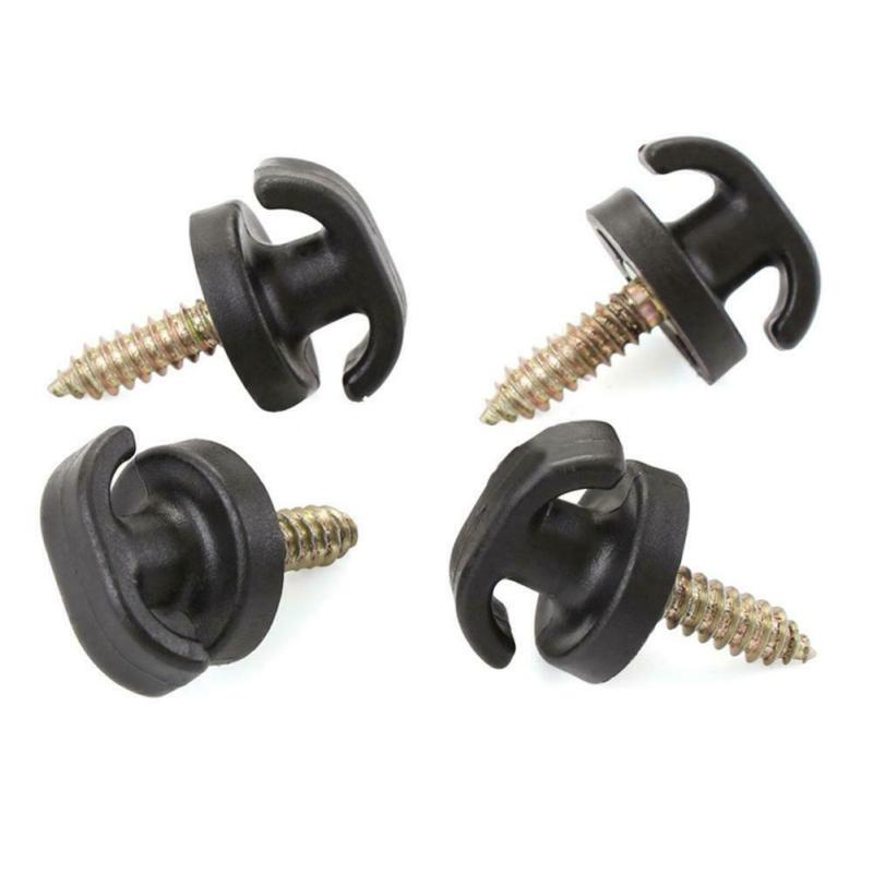 Buy 4pcs Car Auto Rear Trunk Envelope Cargo Net Tie Down Hook Ring Loop ...