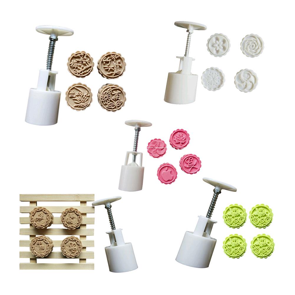 Buy DIY Square Baking Mooncake Mold Pastry Biscuit Cookie Cutters Fower ...