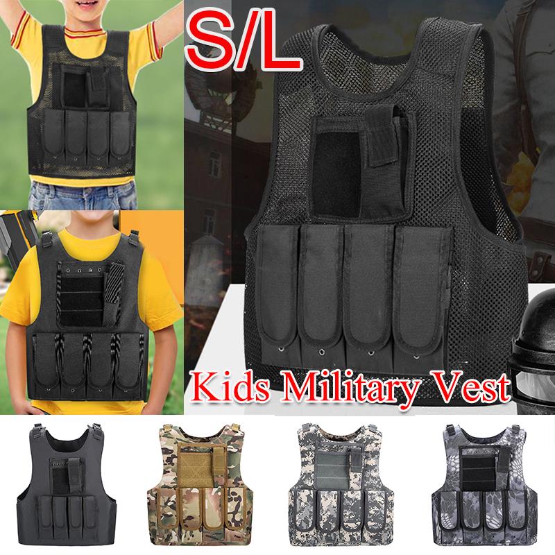 Buy Kids Military Tactical Combat Assault Plate Carrier Tactical ...