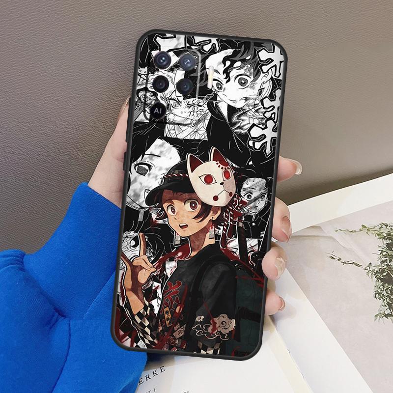 Köp Anime Demon Slayer Tanjiro Phone Case For OPPO A54 A74 A94 A53S A1K ...
