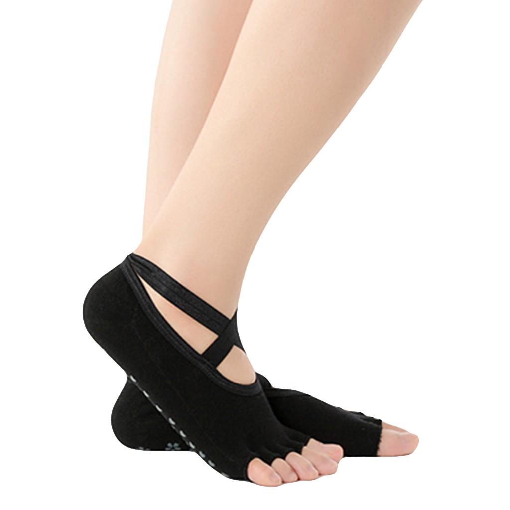 Buy Ftown Open Toe Women Anti Slip Finger-separated Yoga Socks Sport ...