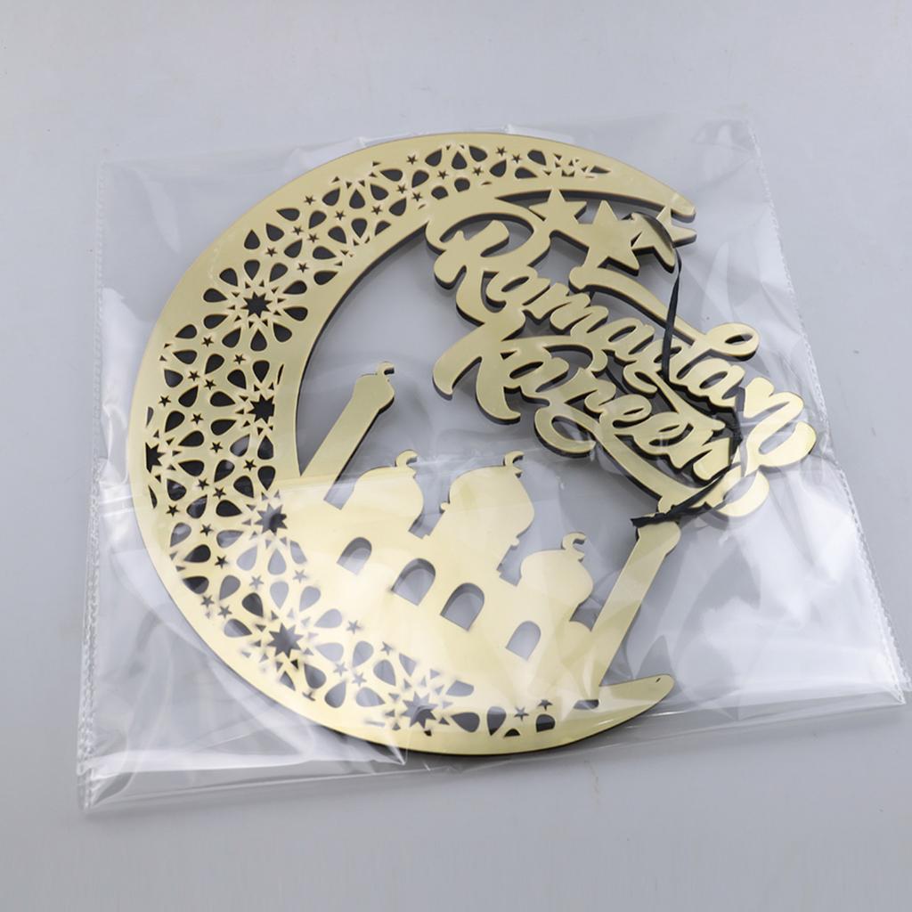 Buy Moon Monogram Acrylic Wall Pendant Ramadan Kareem Family Farmhouse ...