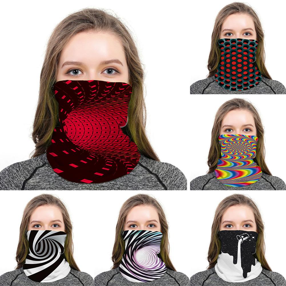 Buy Stylish Print Outdoor Dust Sun Protection Face Cover Neck Gaiter ...