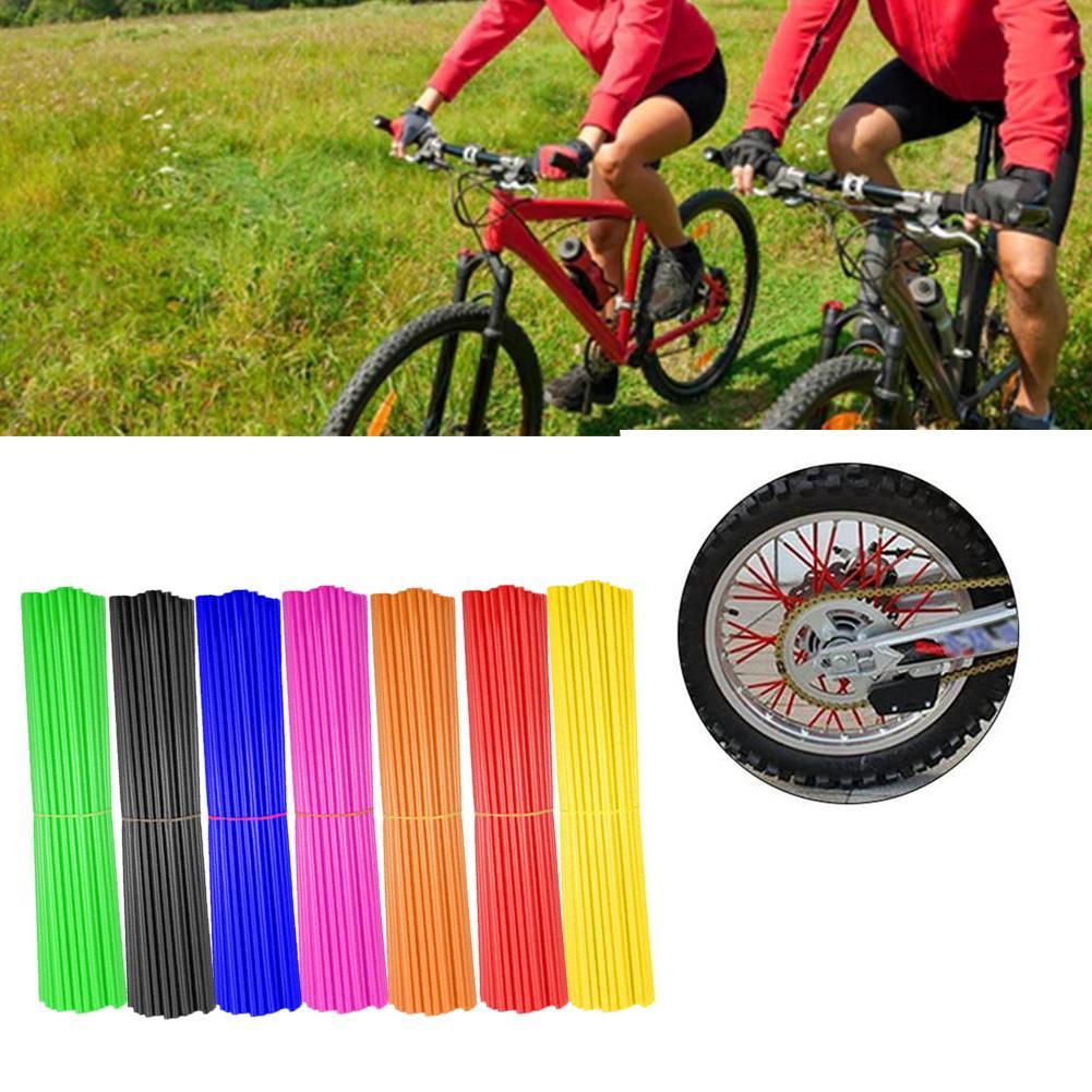 72Pcs/set Wheel Spoke Covers Wraps Rims Skins Protector Mountain ...