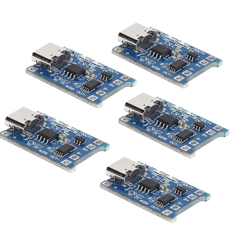 5pcs TP4056 1A Lithium Battery Charger Module Board w/USB Type-C ...