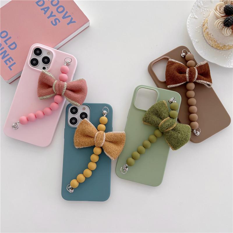 Buy Creative Beautiful Bow Knot Bracelet Strap Chain Soft TPU Silicone ...