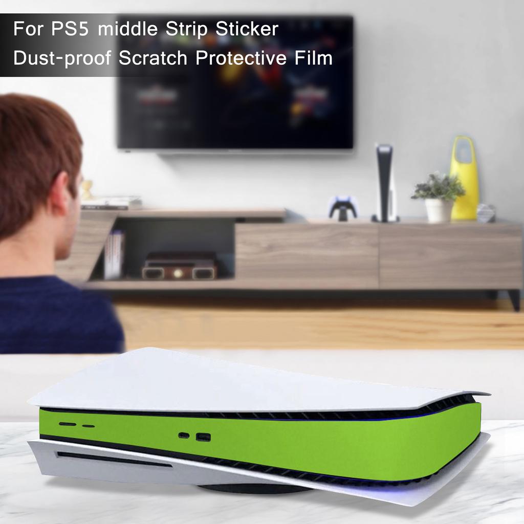 Buy For PS5 Middle Strip Sticker Dust-proof Scratch Protective Film at ...