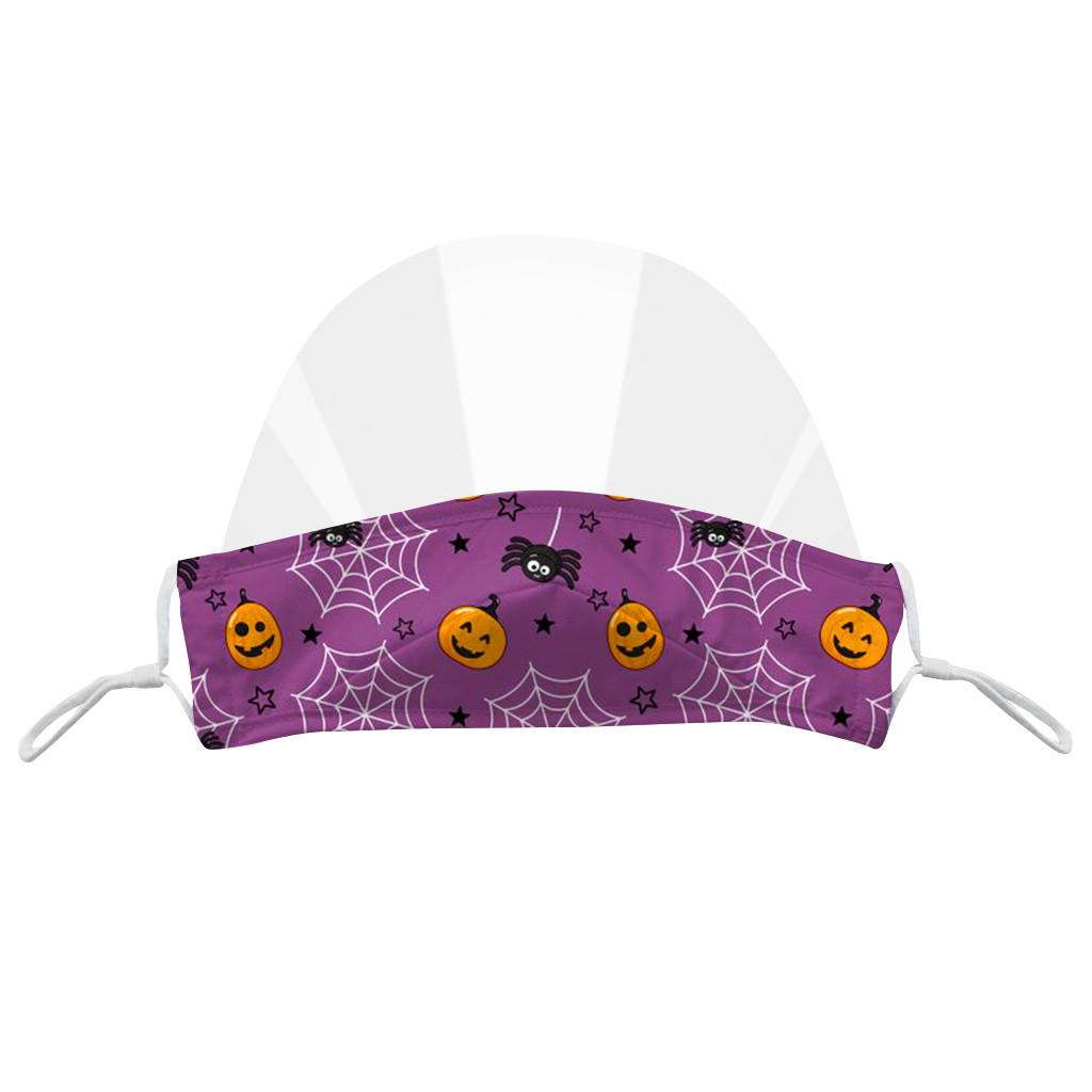 Buy 1PC Halloween Mini Shield Washable Reusable Comfortable Transparent ...