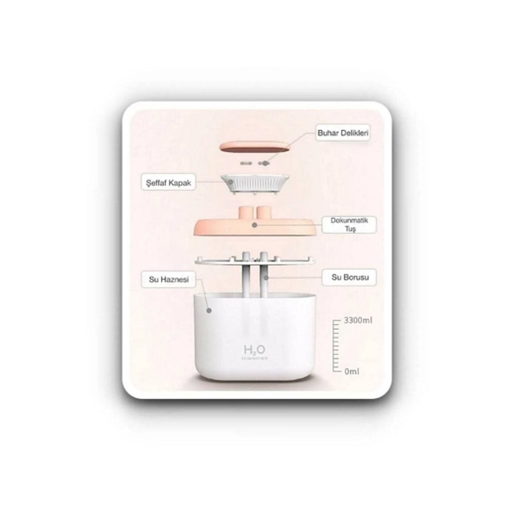 Cheap 3300 Ml Air Humidifier Steam Machine Night Light Aroma Diffuser ...
