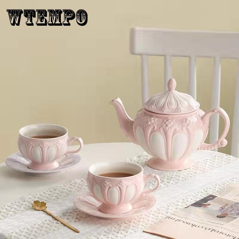 Buy European Afternoon Tea Set, Coffee Cup, Saucer Set, Spoon, French ...