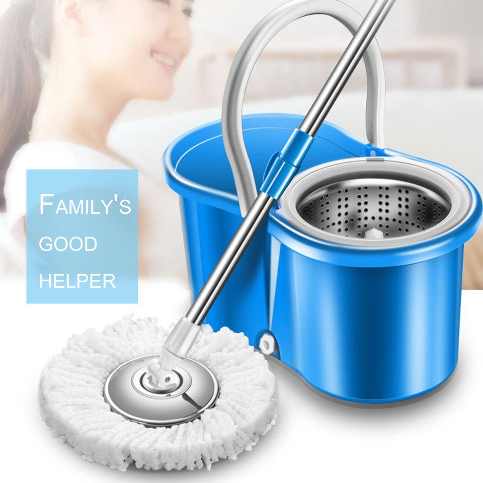 Buy Double Drive Rotating Hand Pressure Gift Mop Mop Bucket Good God ...