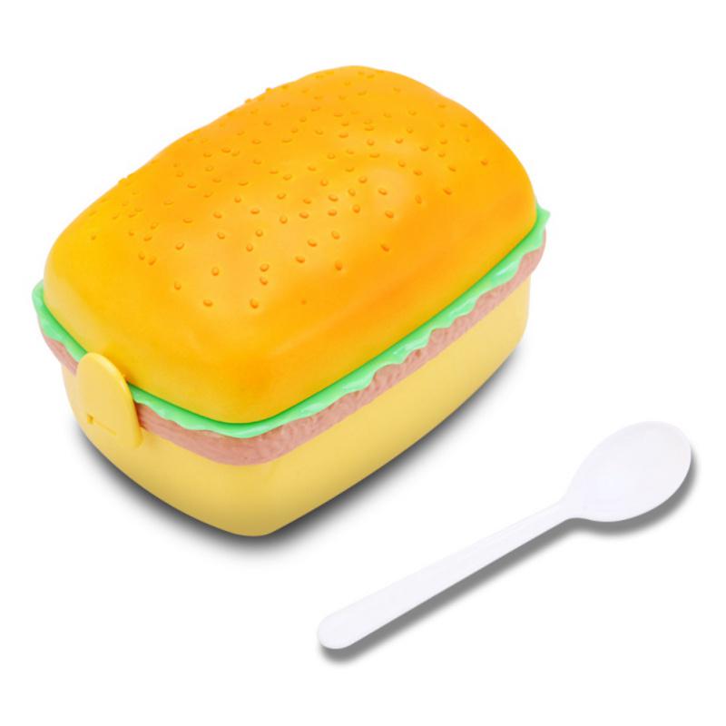 Buy And Burger Lunch Box Children Hamburger Bento Lunch Box Food ...