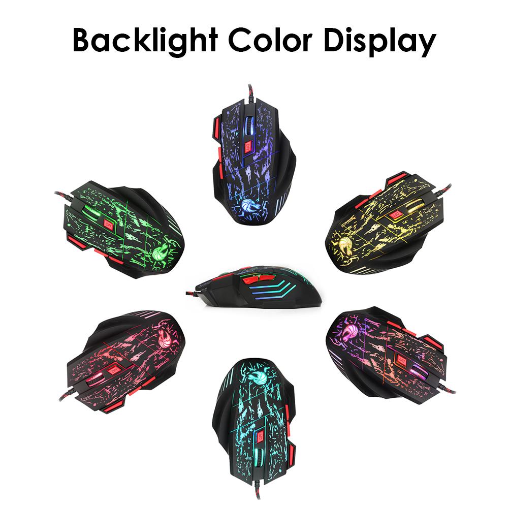 Buy ZERODATE J40 Wired Keyboard Set Wireless Keyboard Mouse 104 Keys ...