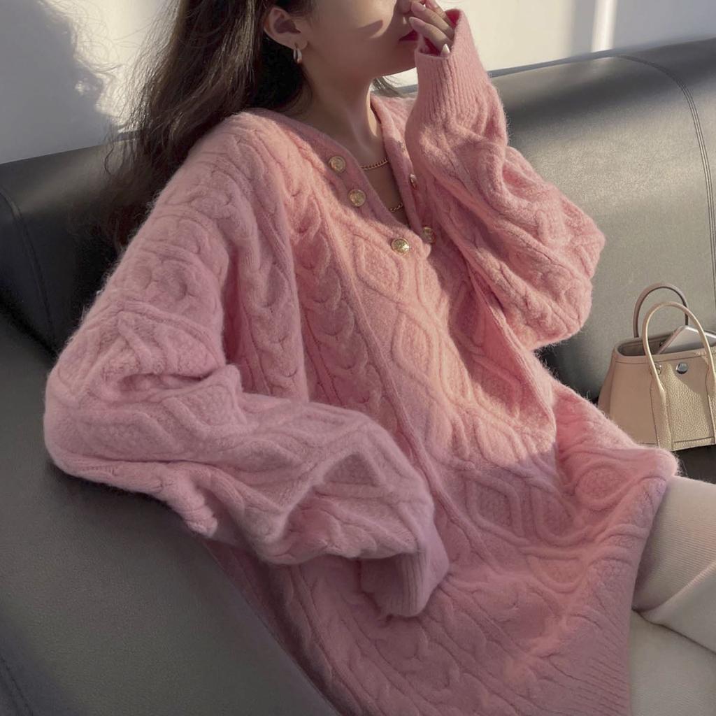 Buy Twist Sweater Female Autumn Winter 2022 New Temperament Gentle ...
