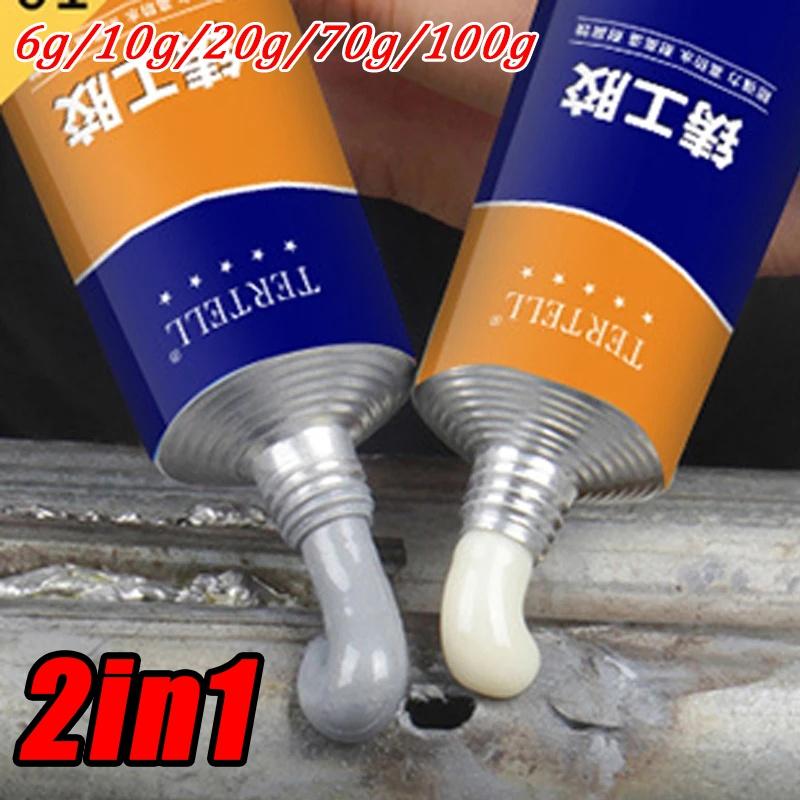 Buy 6g/10g/20g/70g/100g Metal Repair Paste 2 In1 Industrial A&B Caster ...